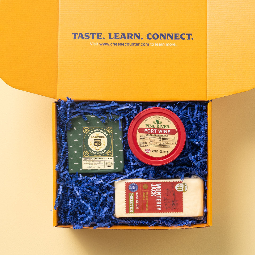 Cheese Sampler Gift Box – Cheese Counter and Dairy Heritage Center