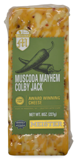 Meister Muscoda Mayhem Colby Jack – Cheese Counter and Dairy Heritage ...