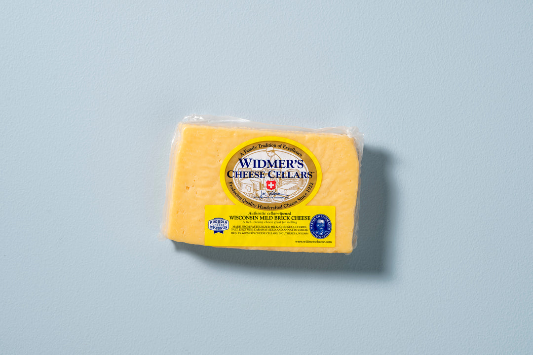 Widmer's Mild Brick Cheese Block, 8 oz. – Cheese Counter and Dairy ...