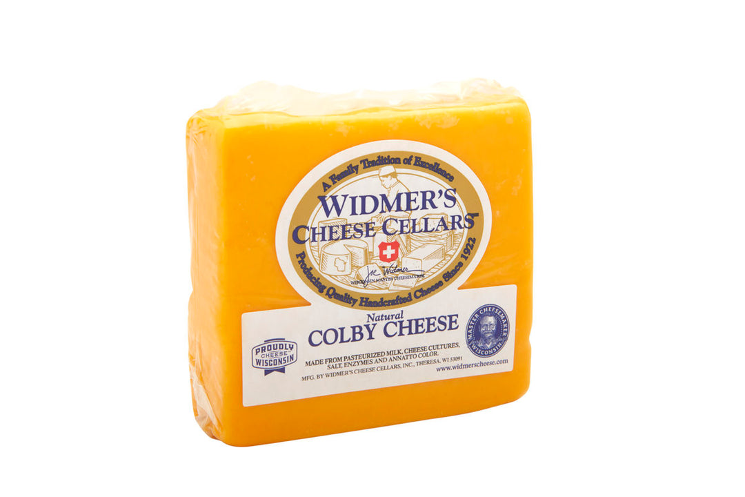 Widmer's Block Natural Colby Cheese Block, 8 oz. – Cheese Counter and ...